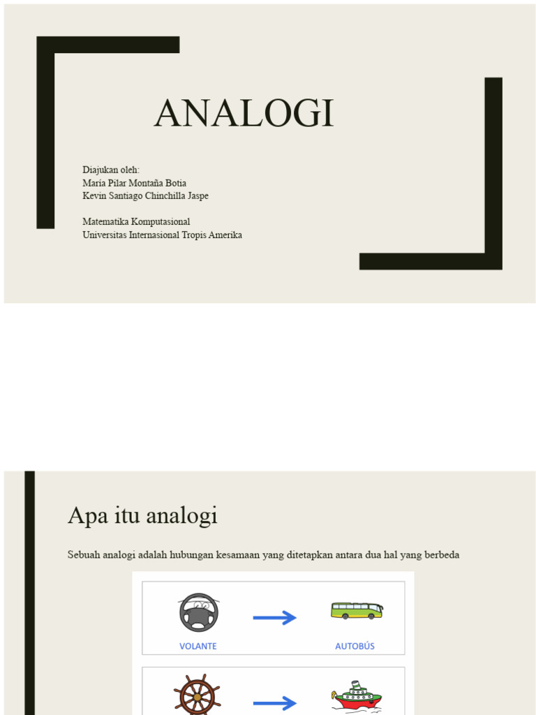 Jenis-Jenis Analogi dalam Bahasa | PDF