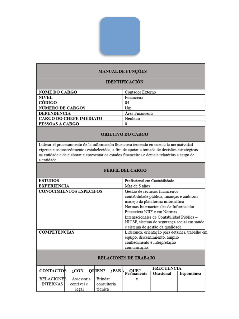 Manual de Funções Contador Externo | PDF | Contabilidade | Business