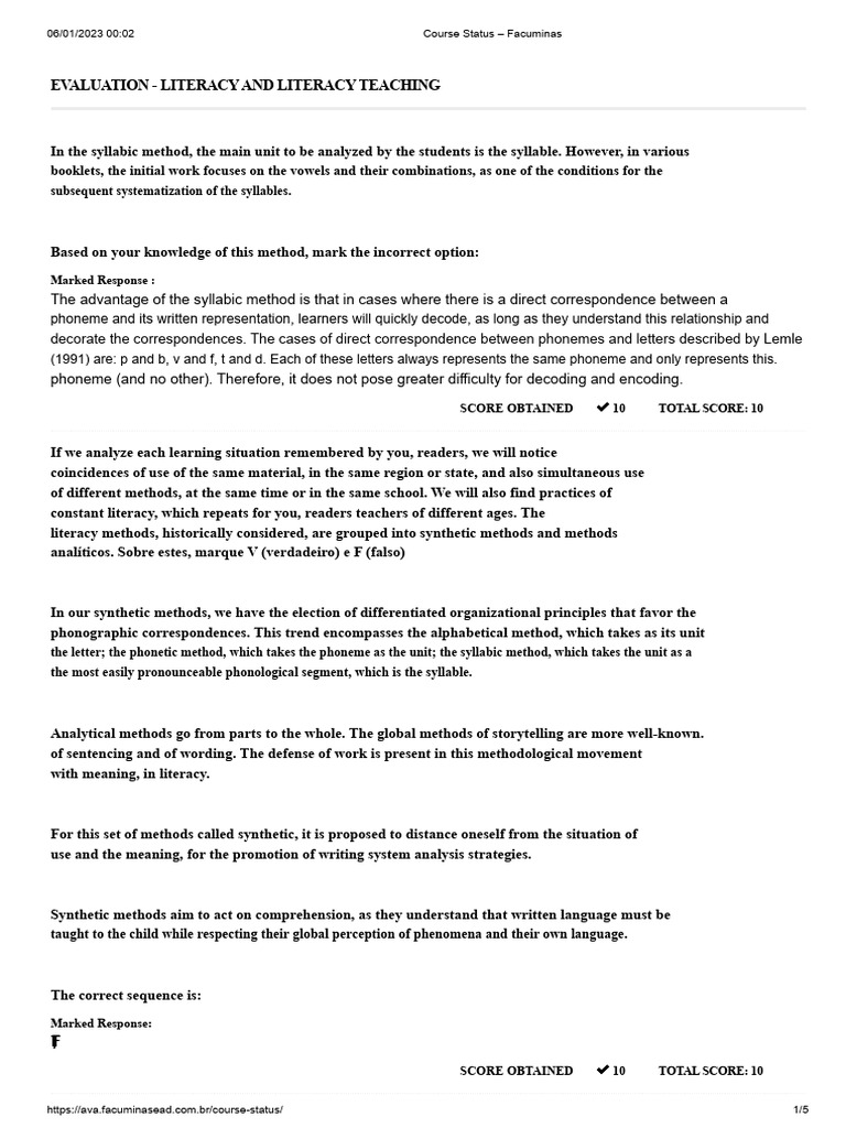 Literacy | PDF | Literacy | Learning