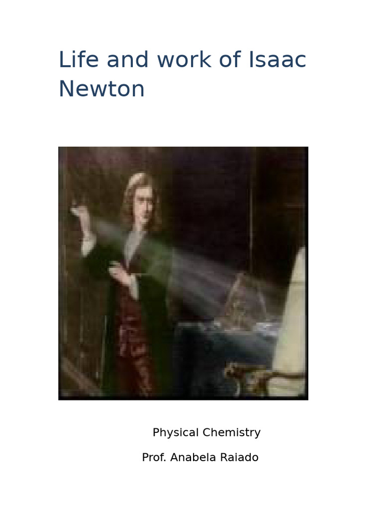 Isaac Newton: Life and Discoveries | PDF | Isaac Newton | Science