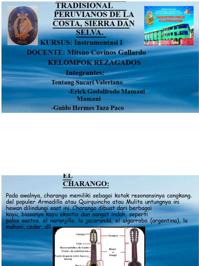 Jenis-jenis Instrumen Musik Peru | PDF