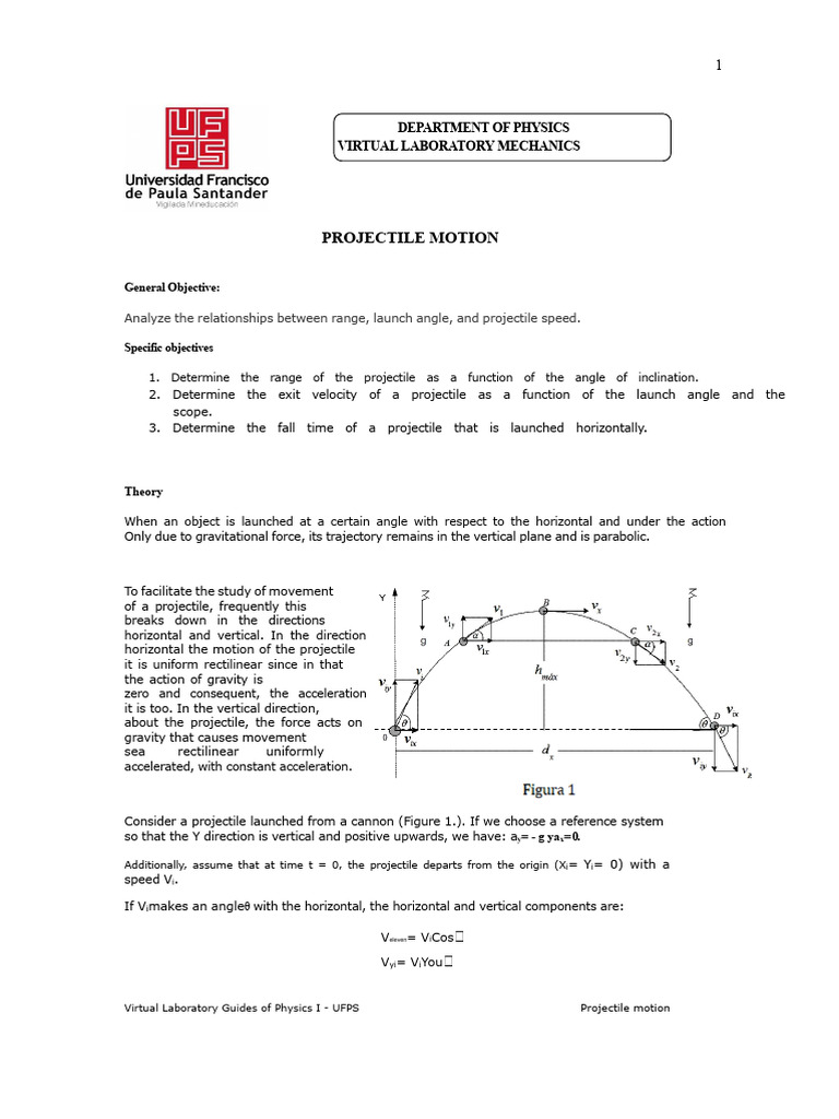 Practice No. 7 Projectile Motion | PDF | Projectiles | Applied And ...