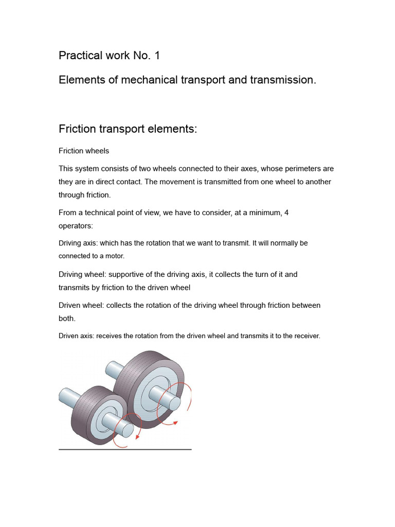 Elements of Mechanical Transport and Transmission | PDF | Gear | Belt ...