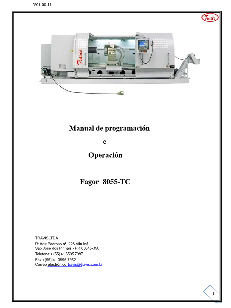 Manual Torno Fagor 8055-Tc | PDF | Sistema coordinado | Sistema de ...