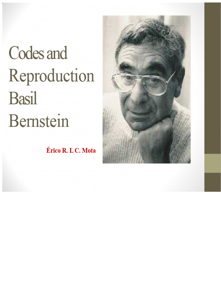 Codes and Cultural Reproduction | PDF | Curriculum | Pedagogy