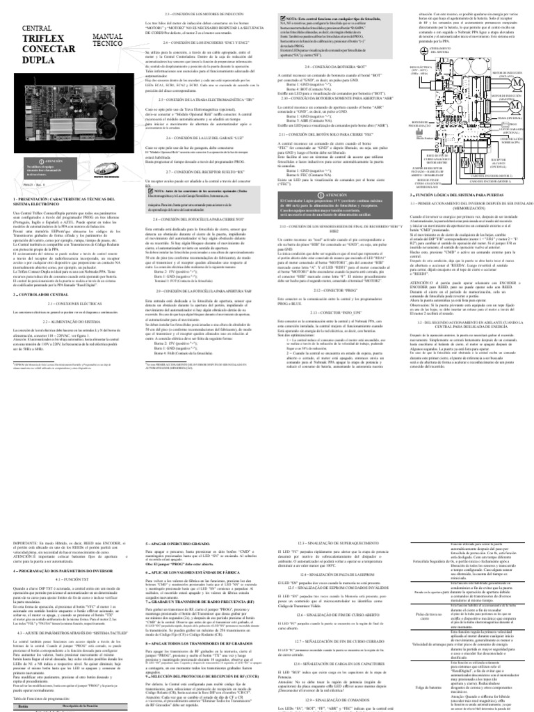 Salida p06625 Manual Triflex Connect Doble | PDF | Diodo emisor de luz ...