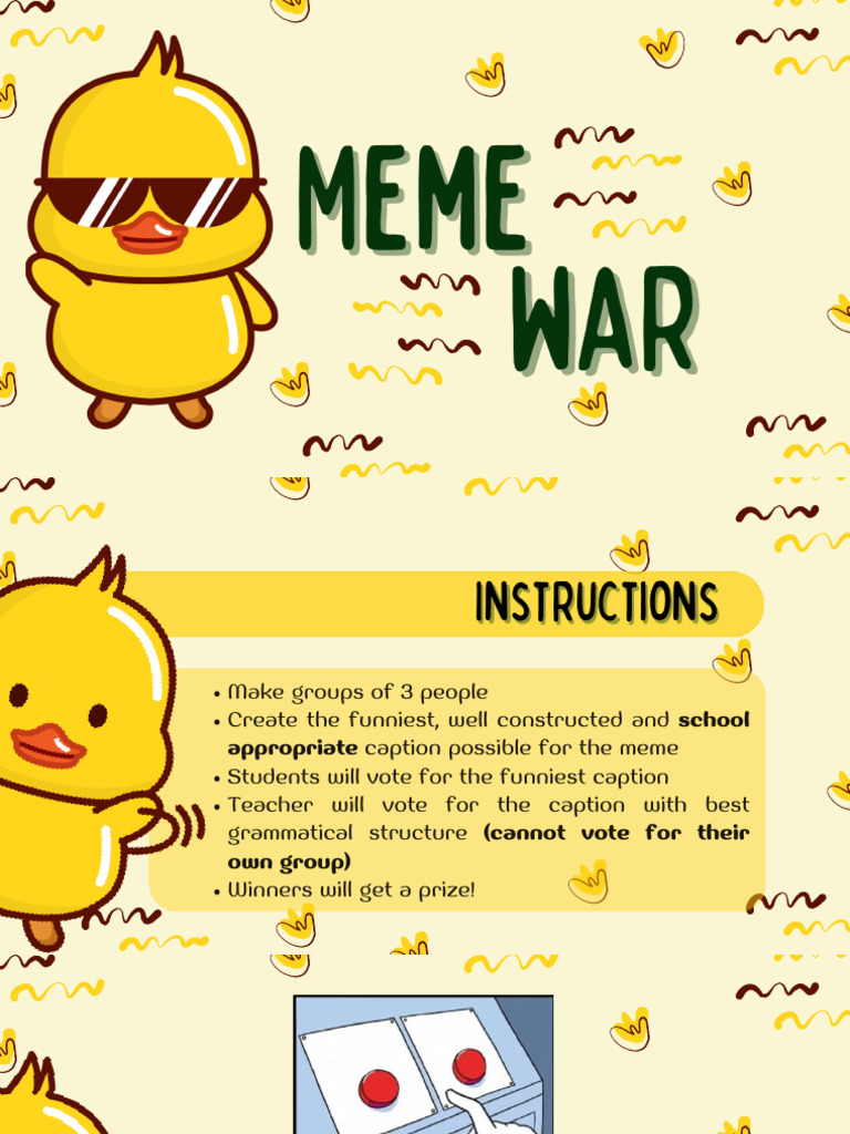 Meme War: A Creativity and Ingenuity Challenge | PDF