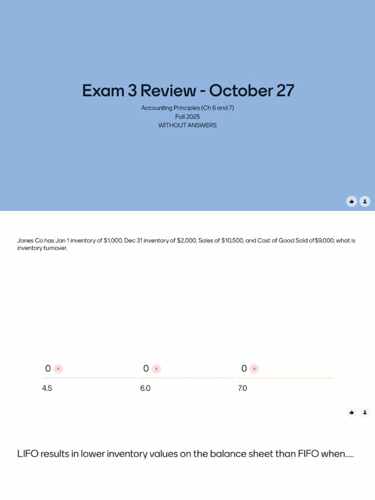 Menti Meter - Exam 3 - BLANK | PDF
