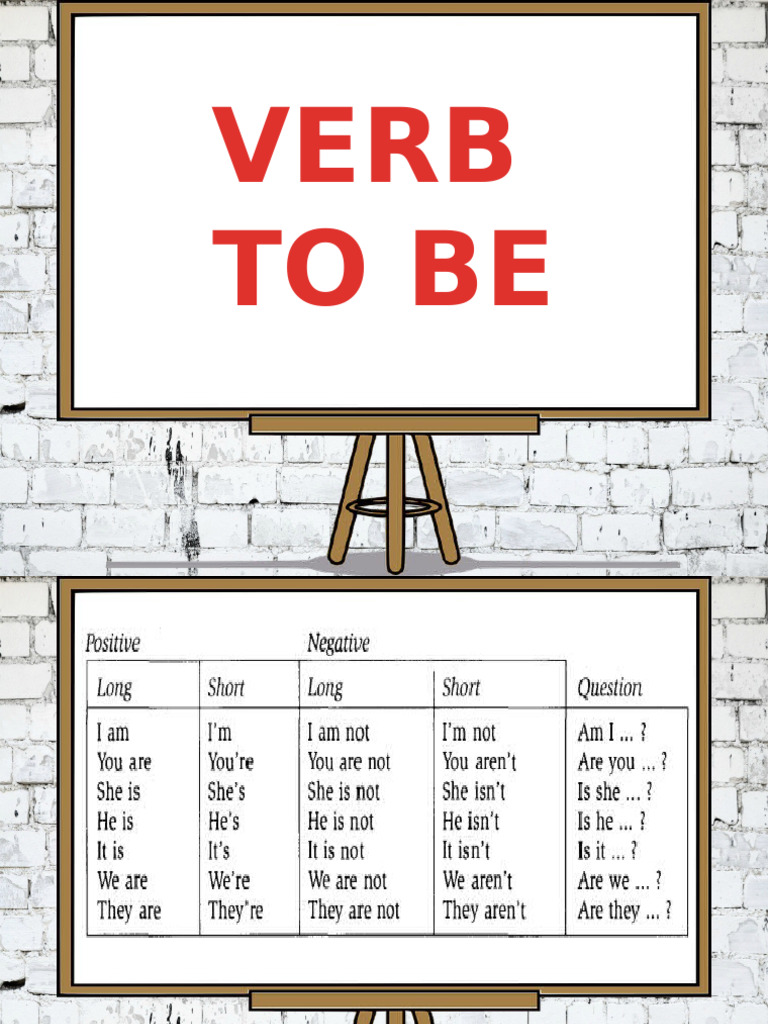 English "To Be" Verb Exercises | PDF