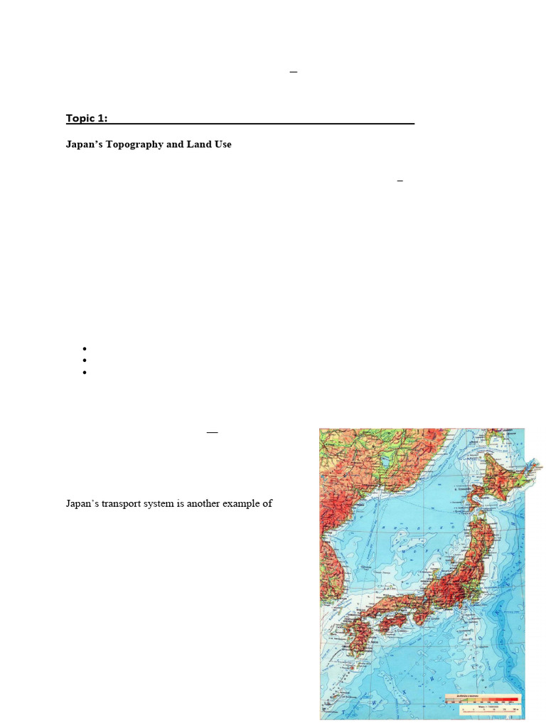 Japan's Geography and Urban Challenges | PDF | Sinkhole | Earth Sciences