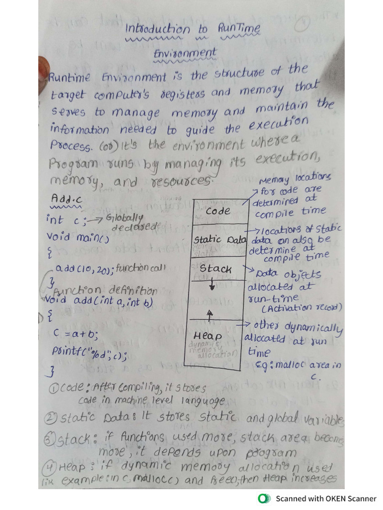 Runtime Environment | PDF