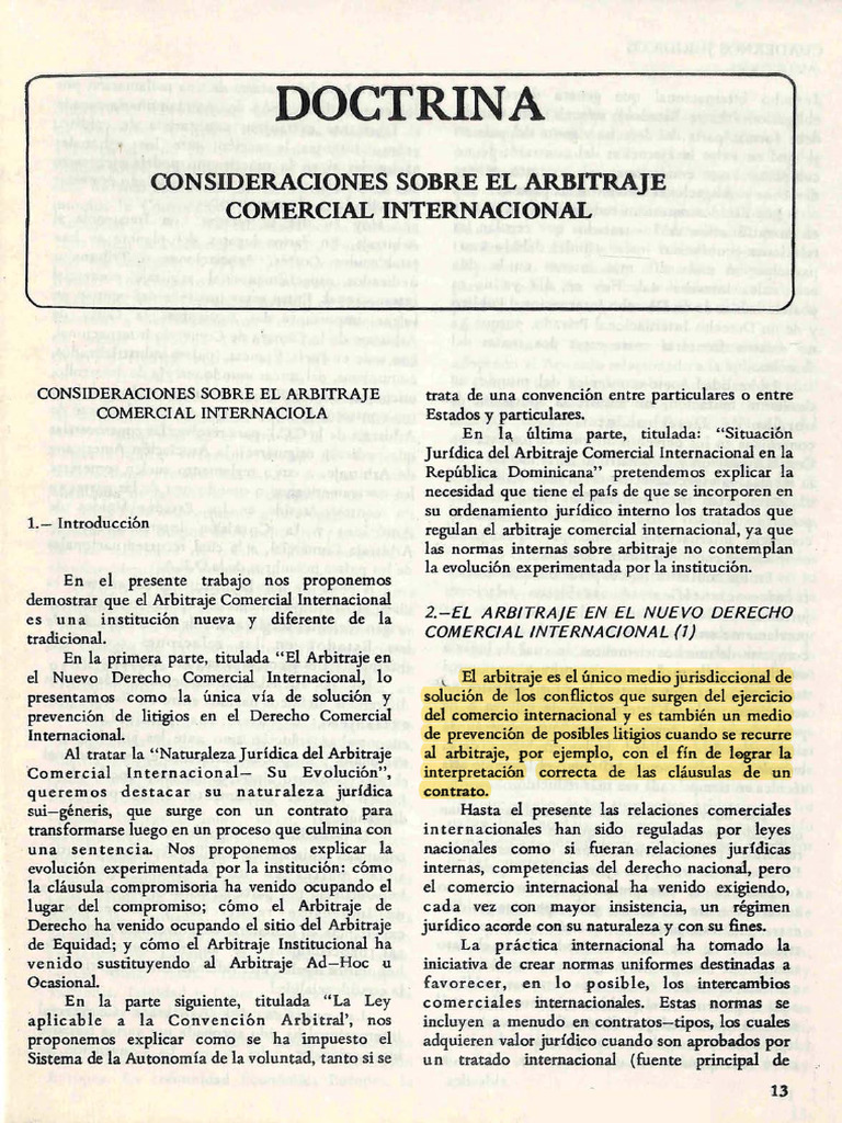 13-Francisca Gil de Domínguez-Consideraciones Sabre El Arbitraje ...