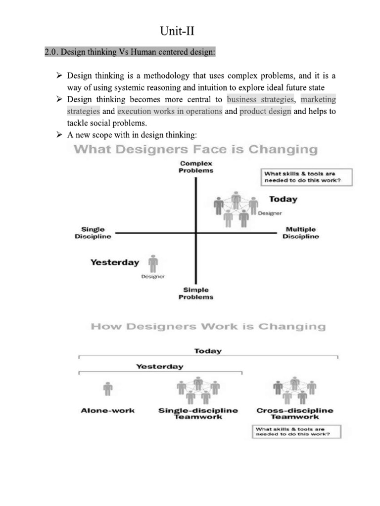 Design Thinking Notes | PDF