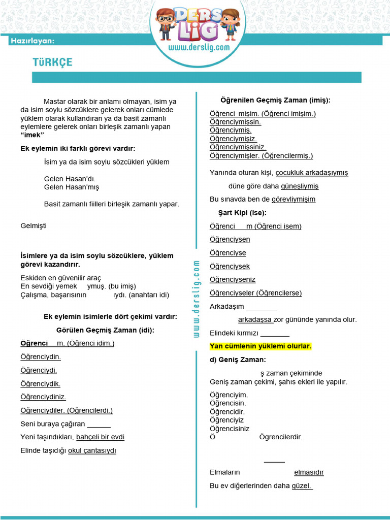 Ek Fiil | PDF