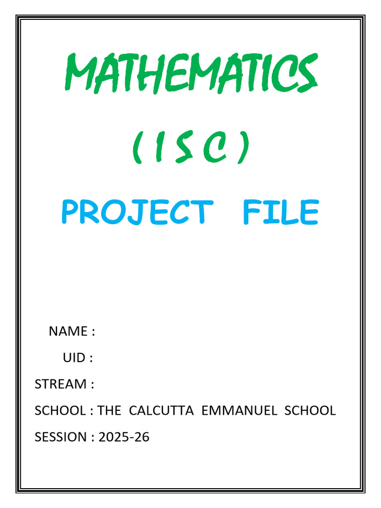 Isc Cover | PDF