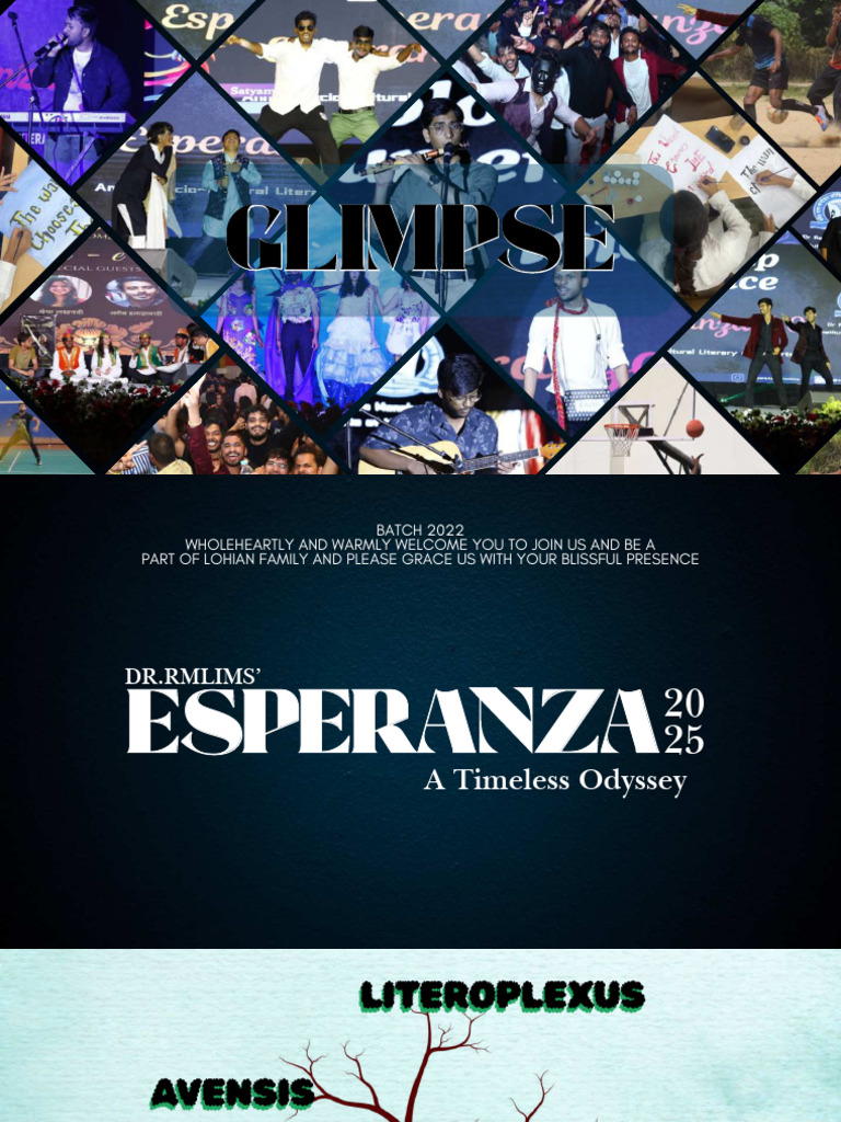 Esperanza' 25 Glimpse | PDF | Summer Olympic Games | Games Of Physical Skill