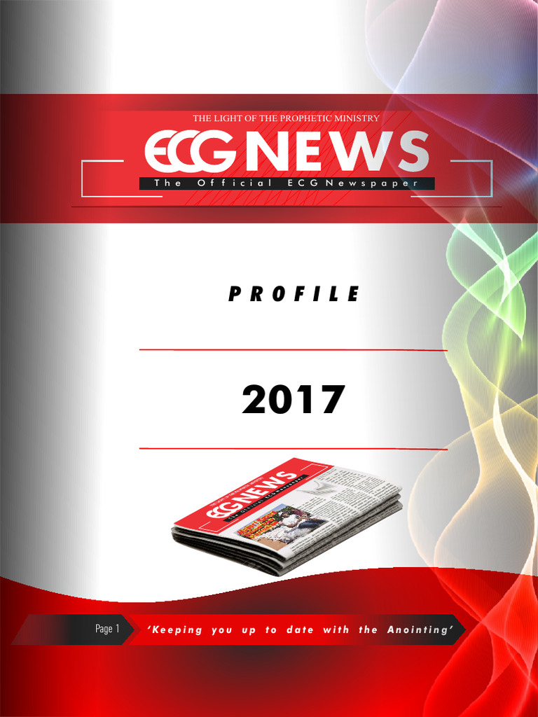 ECG News: Prophetic Ministry Updates | PDF | Advertising | Newspapers