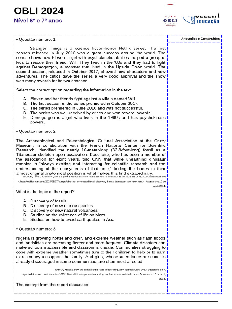 OBLI 2024: Science, Culture, and Climate Insights | PDF | Volcano