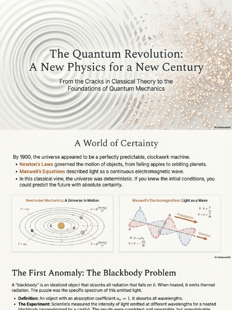 The Quantum Revolution a New Physics (1) | PDF
