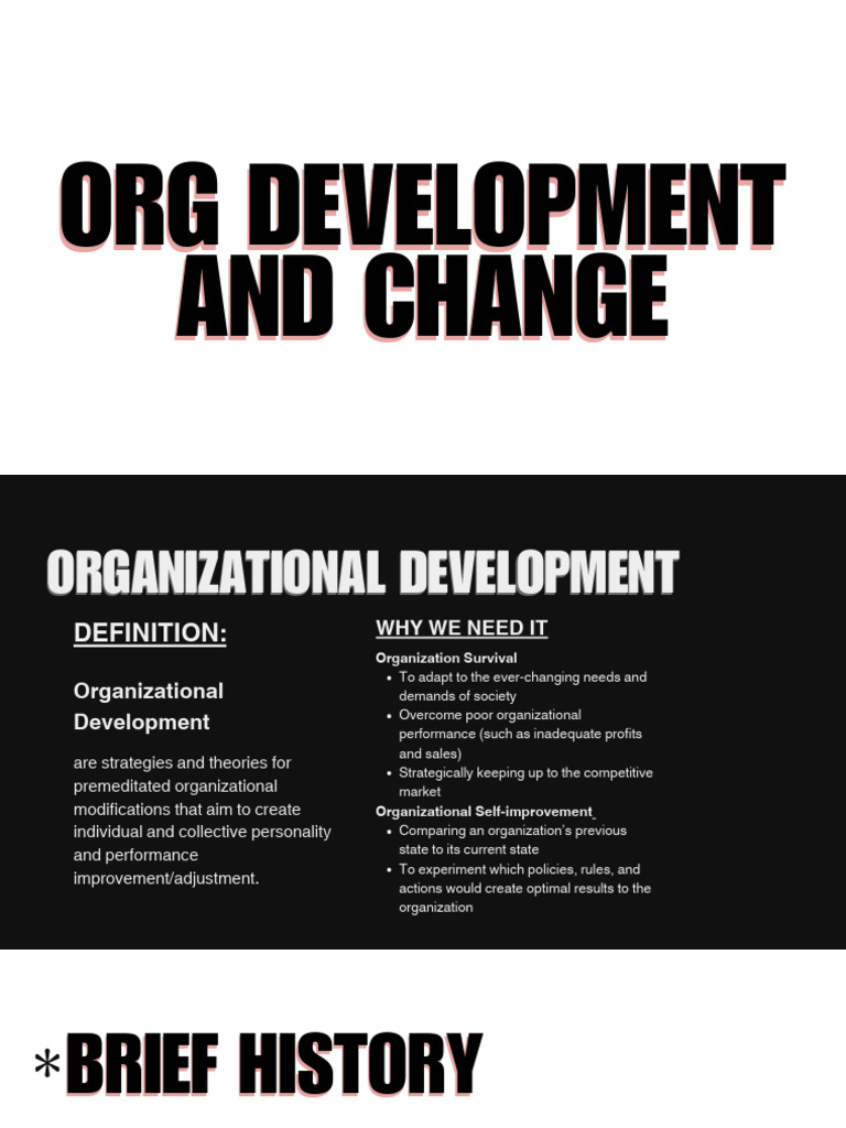 Ch. 9 - Org. Development and Change | PDF | Layoff | Organizational ...