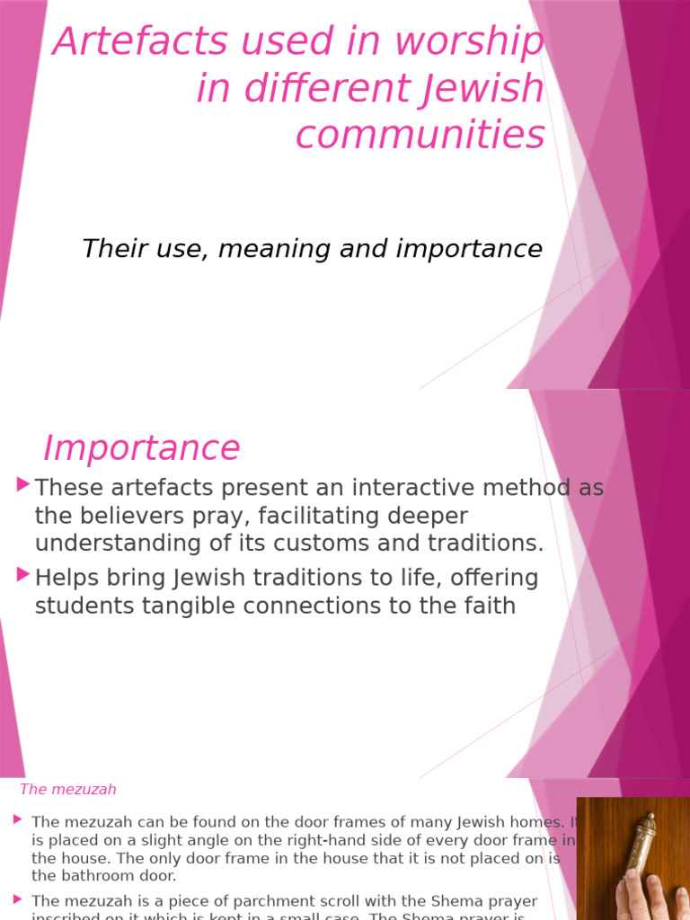 Artefacts Used in Worship in Jewish Comm | PDF | Shabbat | Jewish Life ...