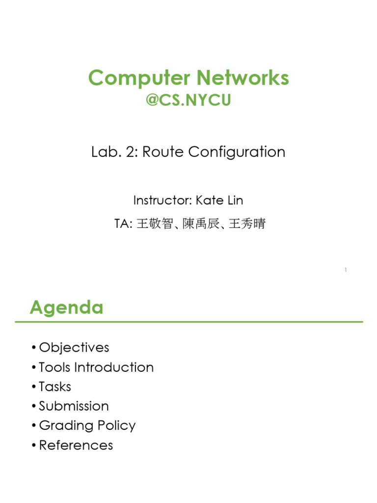 lab2 | PDF | Transmission Control Protocol | Computer Science