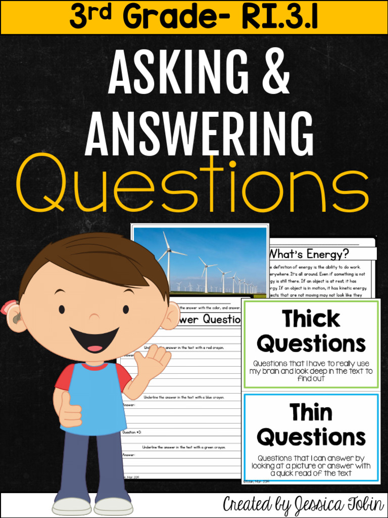 3rd Grade Asking & Answering Questions | PDF | Pupa | Butterfly