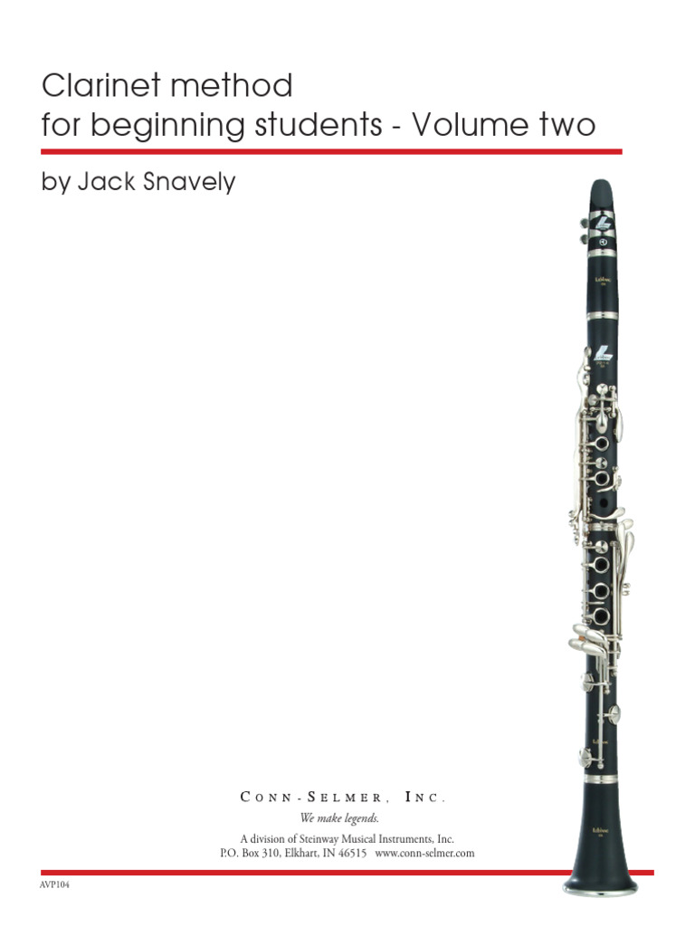 Clarinet Method for Beginners Vol. 2 | PDF