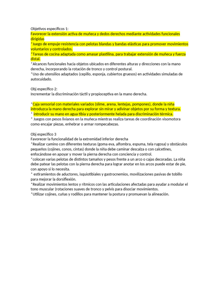 Objetivos Específicos | PDF