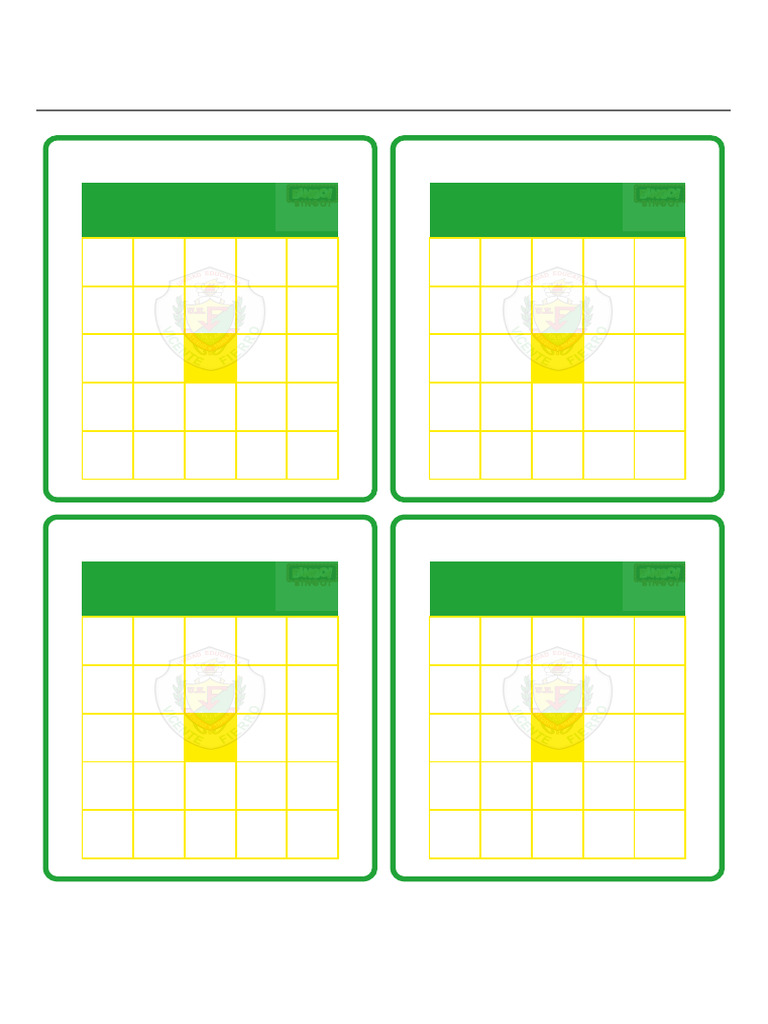 Cartillas - Bingo - Gran Bingo Bingo Vicentino 9101-9400 | PDF