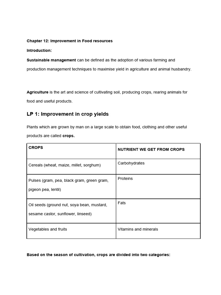 Class 9 Bio - CH12 Notes LP 1-5 - 27112025 - 144820-Merged | PDF