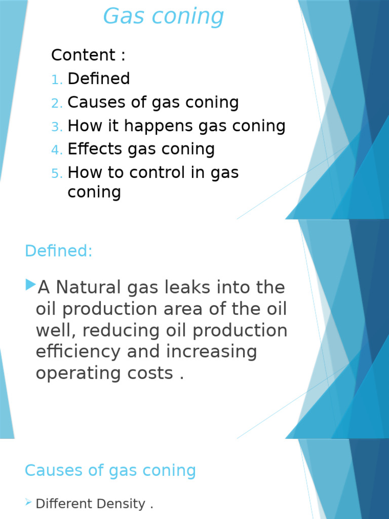 Understanding Gas Coning in Oil Wells | PDF
