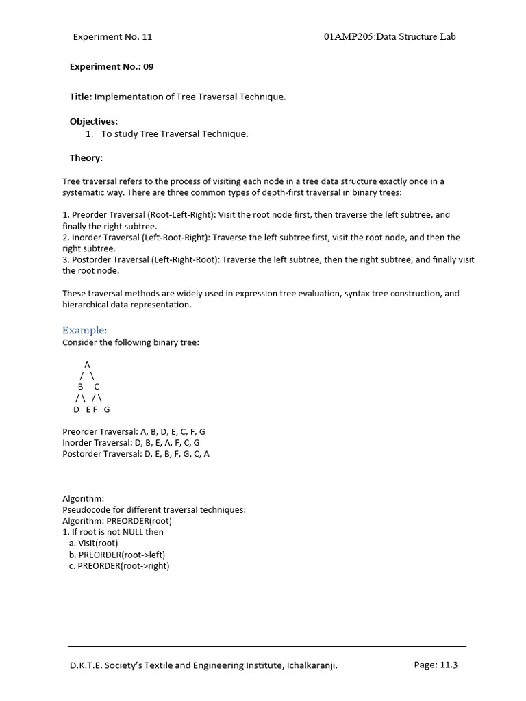 EXP-11 | PDF | Algorithms And Data Structures | Computer Programming
