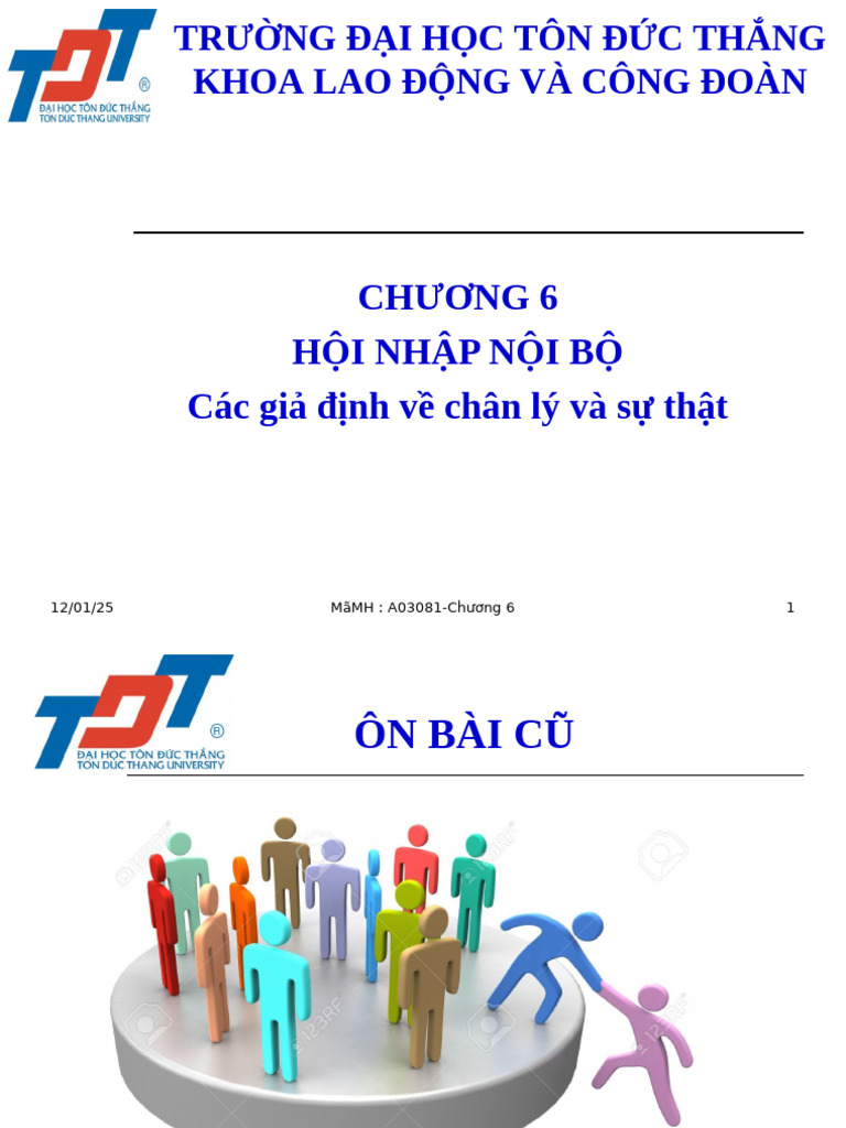 Vhtc- Chuong 6-Chân Lý Và Sự Thật-el | PDF