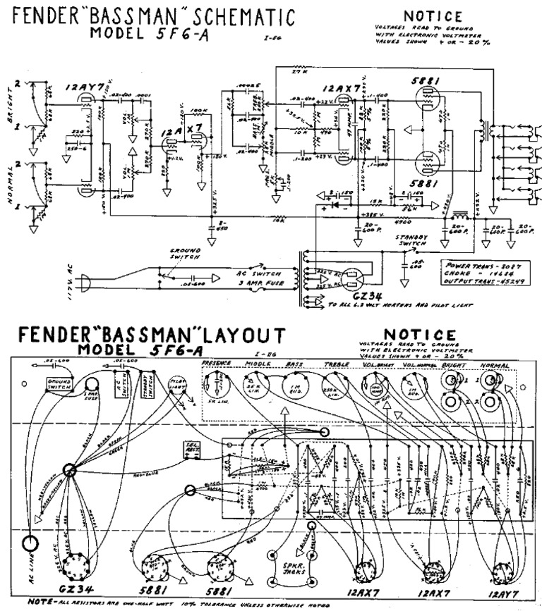 Bassman 5f6a | PDF