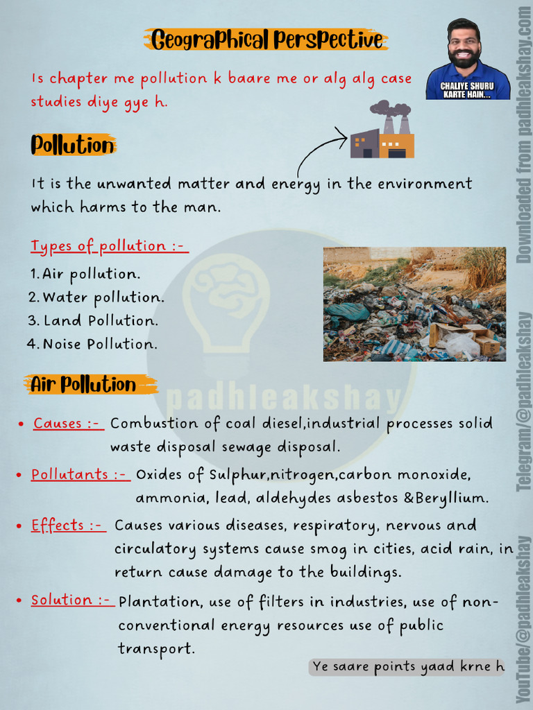 CH 9 Book 2 Geographical Perspective On Selected Issues-1 | PDF