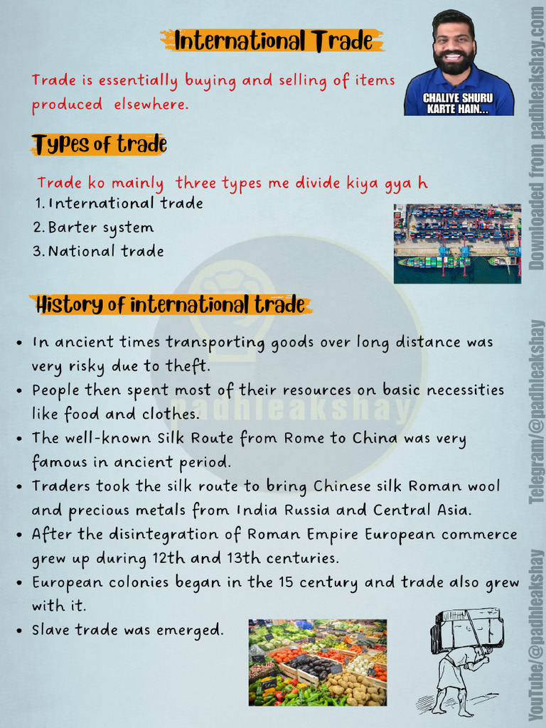 CH 8 Book 1 International Trade Part 1-1 | PDF