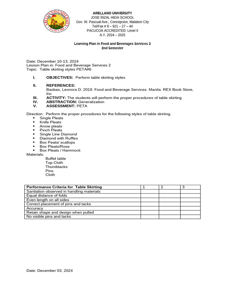Inbound 1970062954666737526 | PDF | Restaurants | Lesson Plan