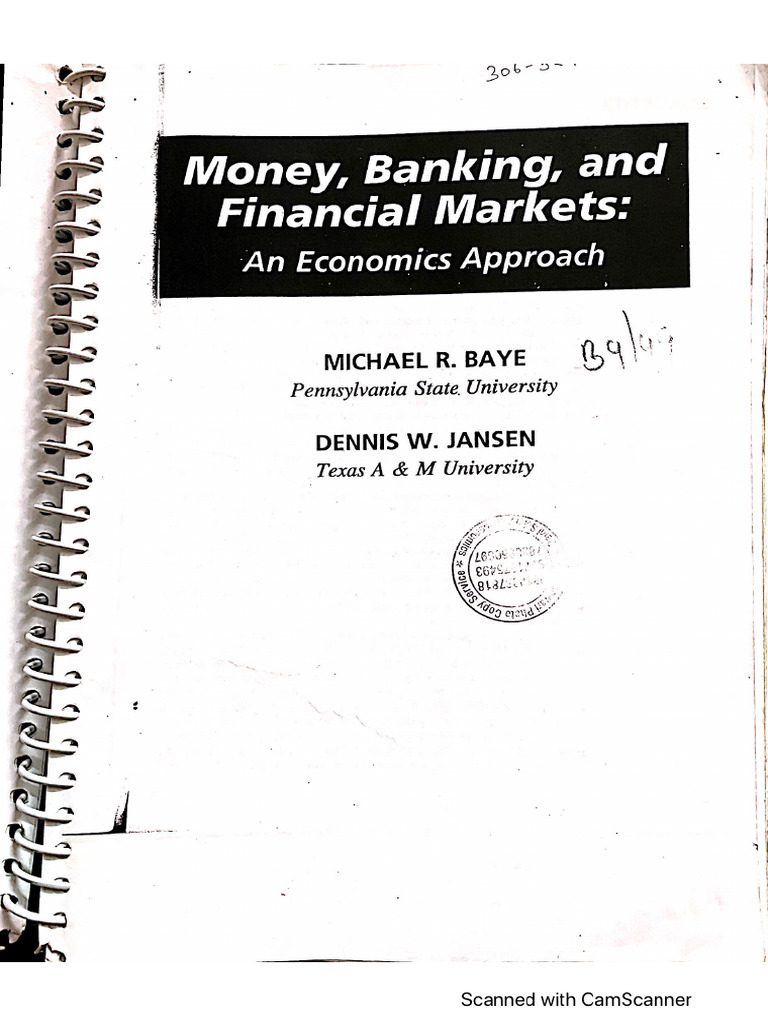 Baye and Jansen Chapter 1 | PDF