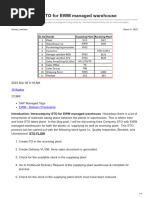 Create Inbound Delivery in SAP EWM | PDF | Business Software | Supply ...