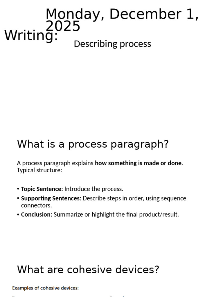 How to Write a Process Paragraph | PDF | Tea | Hot Drinks