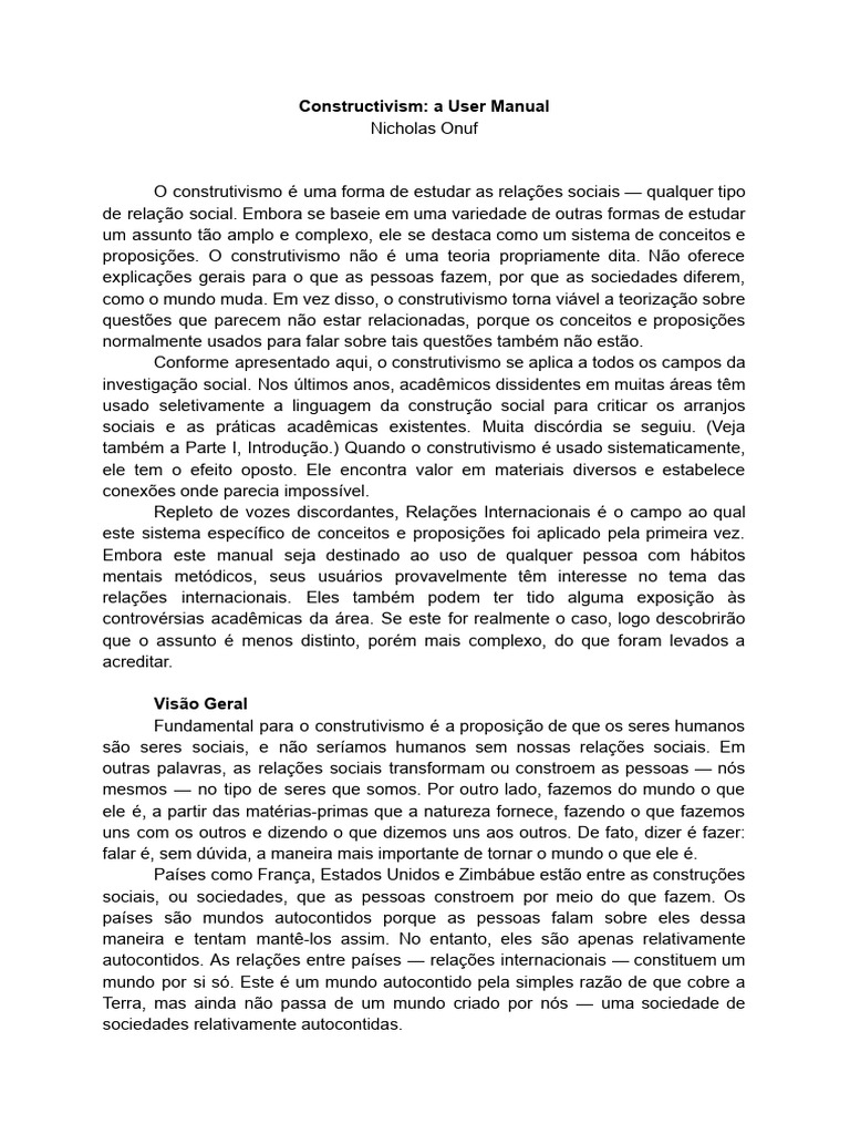 Onuf.pdf | PDF | Estado | Sociedade