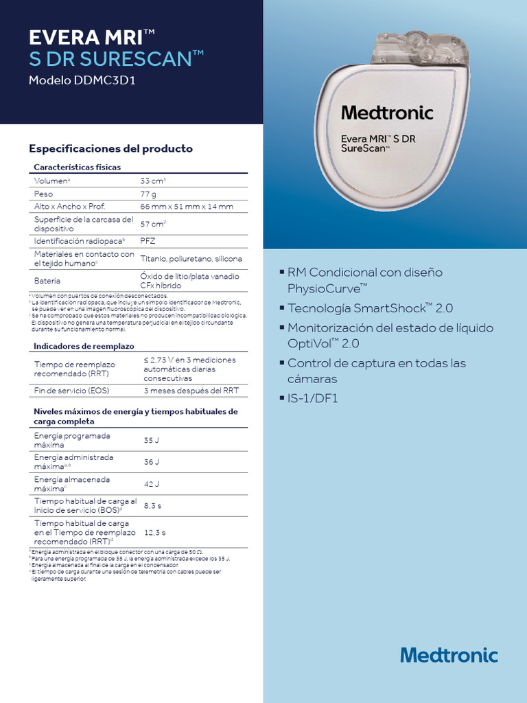 Brochure Evera Icd Df1 Ddmc3d1 (Español) | PDF