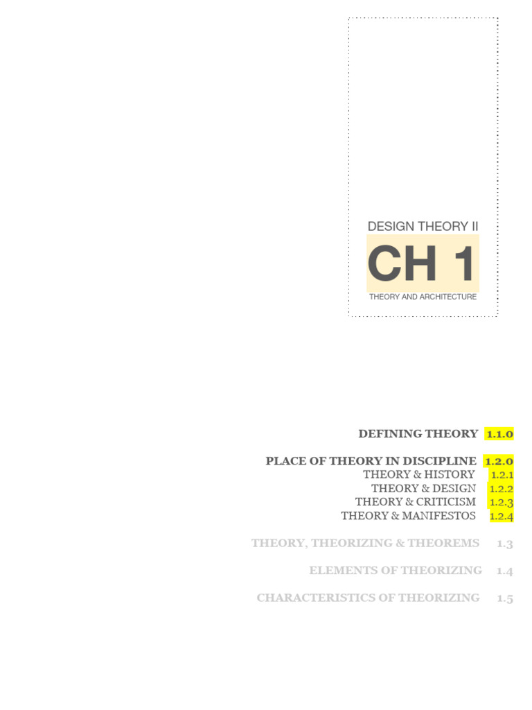 Understanding Architectural Theory | PDF | Theory | Design