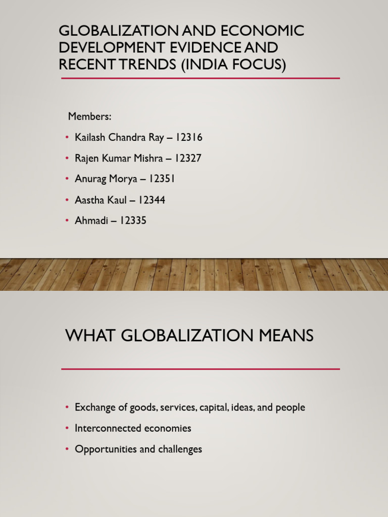Globalization's Impact on India's Economy | PDF