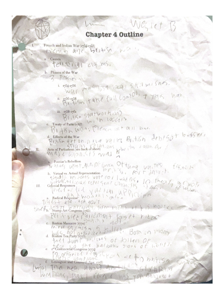 Chapter 4 Outline | PDF