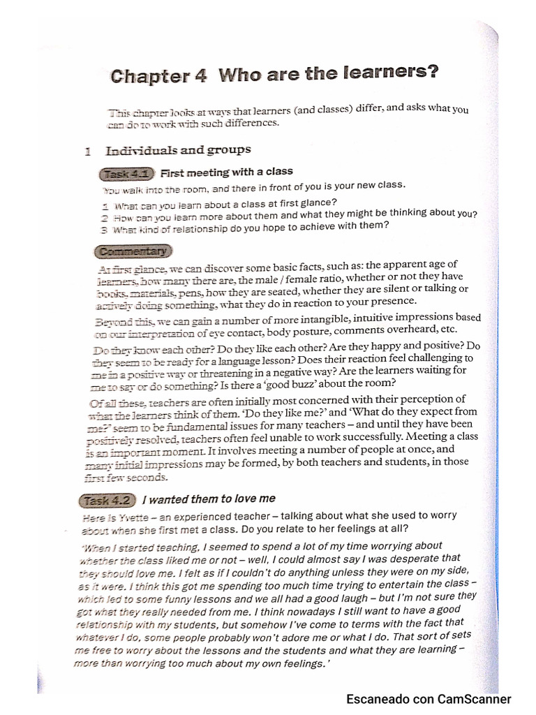 Learners. Scrivener | PDF