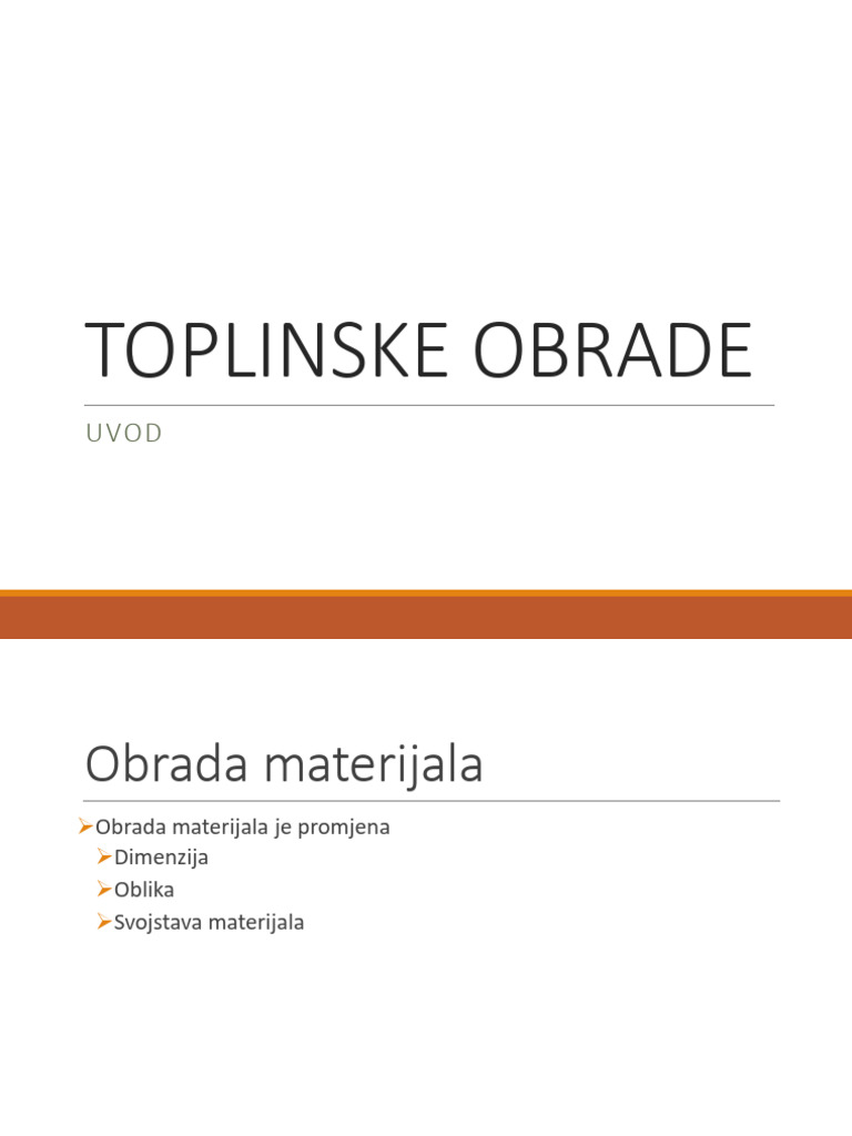1.osnove Toplinske Obrade (1) | PDF