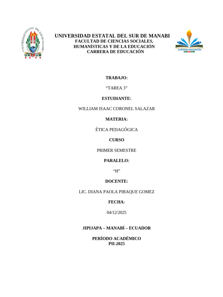 TAREA DE ETICA | PDF | Aprendizaje