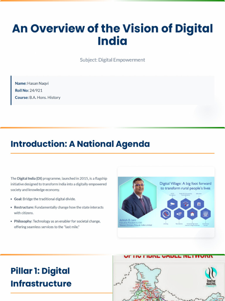 The Vision of Digital India | PDF